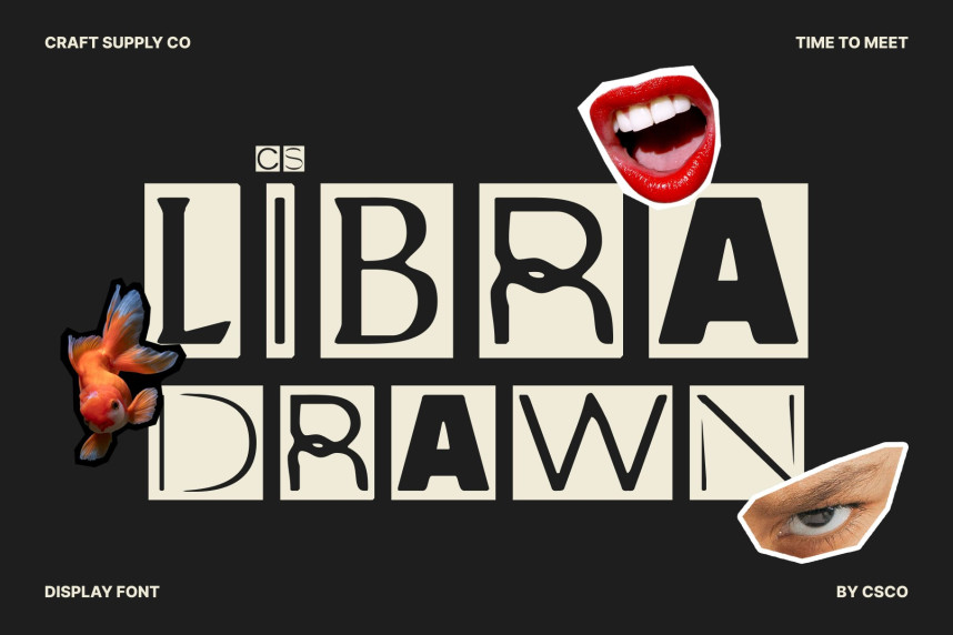 CS Libra Drawn Font - Download Free Font
