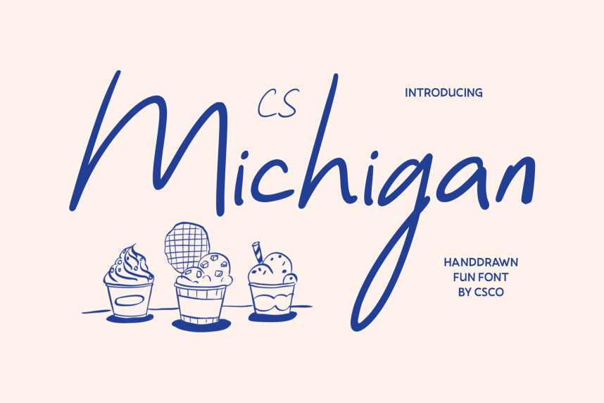 CS Michigan Font - Download Free Font