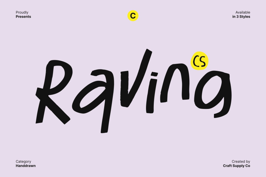 CS Raving Font - Download Free Font