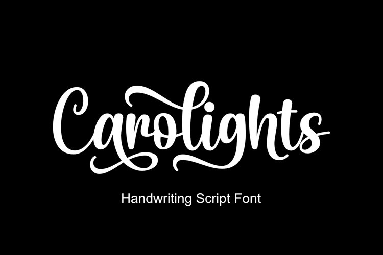Carolights Script Font - Download Free Font