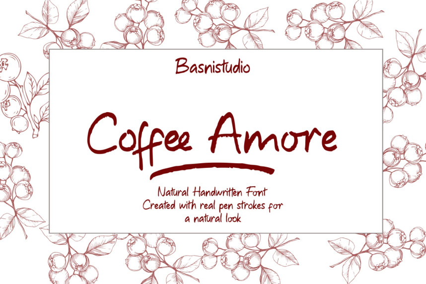 Coffee Amore Font - Befonts