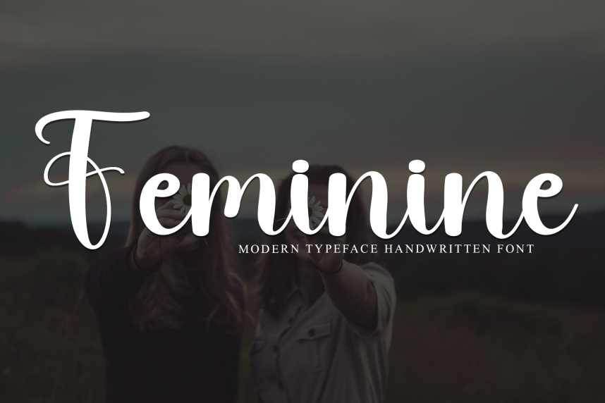 Feminine - Modern Handwritten Font - Download Free Font