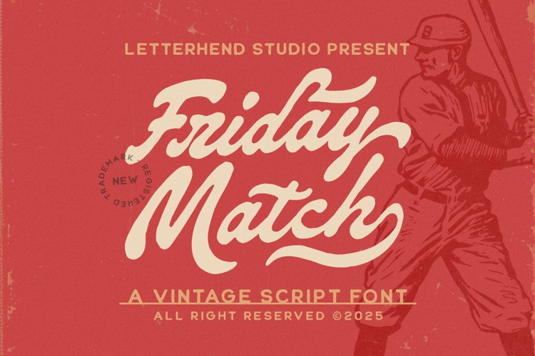 Friday Match Vintage Script Font - Download Free Font