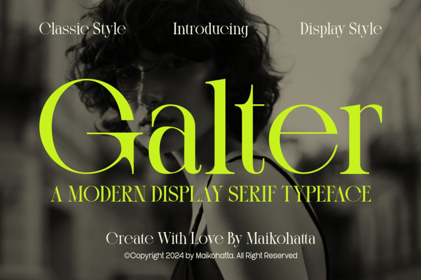 Galter Font - Befonts