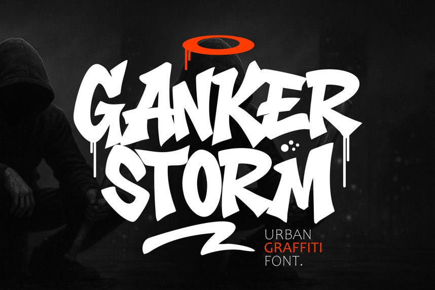 Ganker Storm – Wild Graffiti Font - Download Free Font