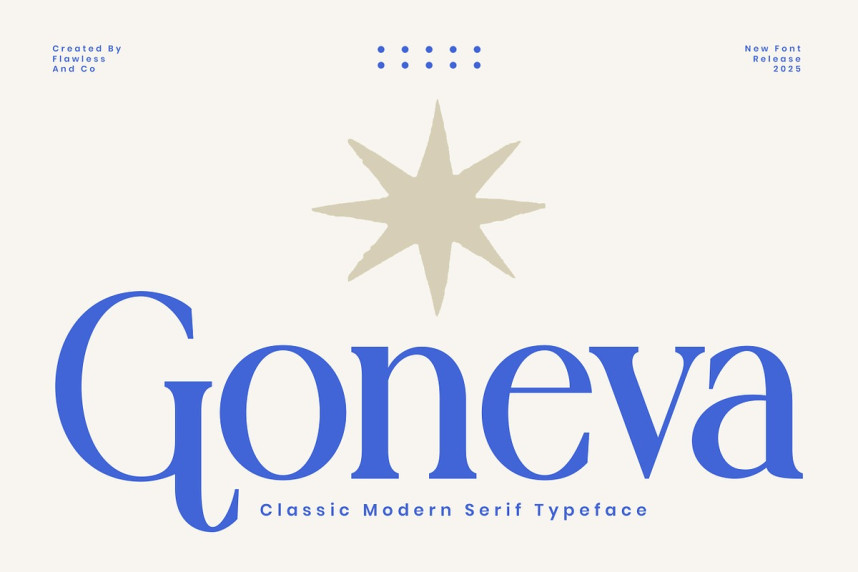 Goneva Font - Befonts