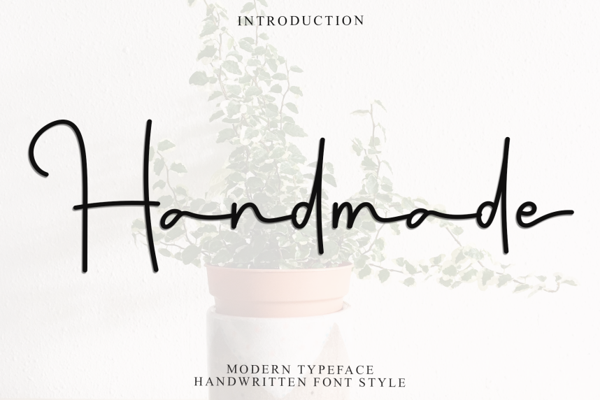 Handmade - Modern Style Handwritten Font - Befonts