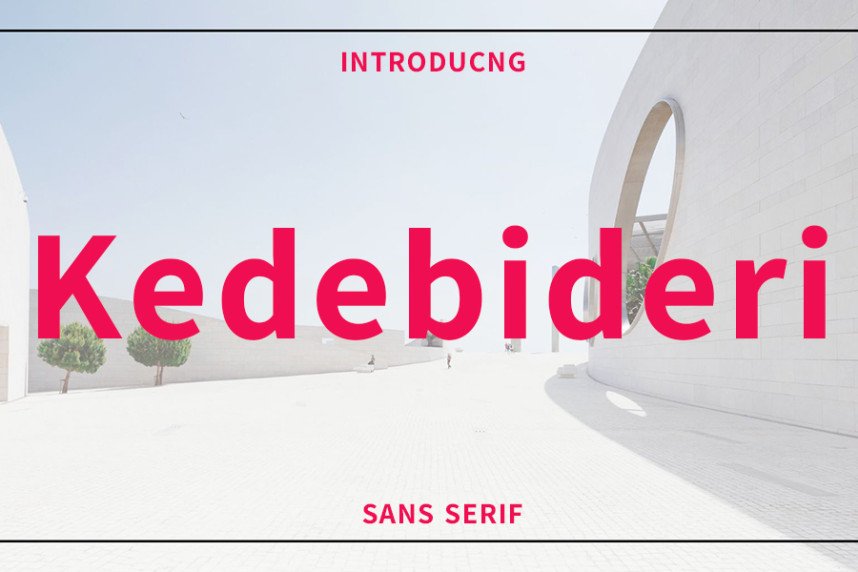 Kedebideri Font Family - Befonts