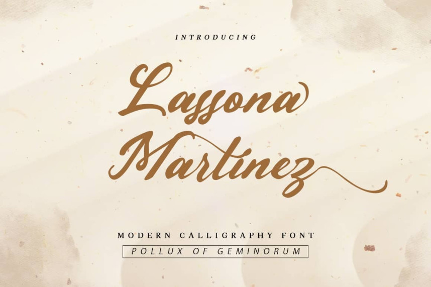 Lassona Martinez Script Font - Download Free Font