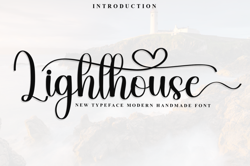 Lighthouse - Modern Handmade Font - Befonts