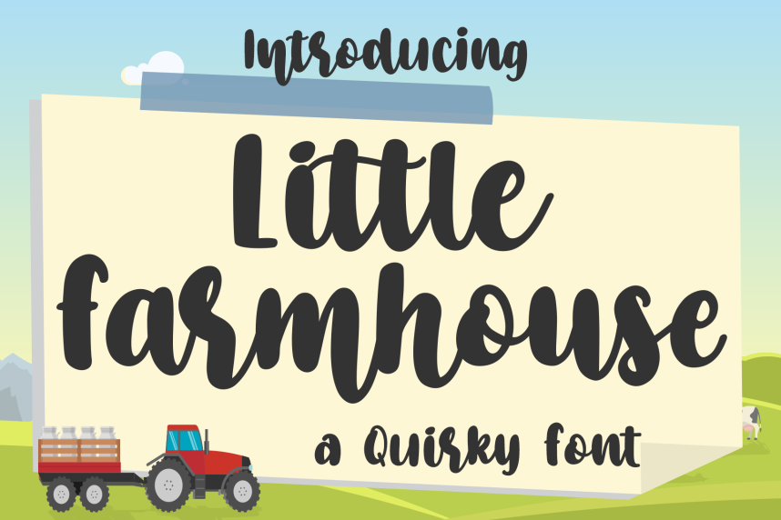 Little Farmhouse Script Font - Download Free Font