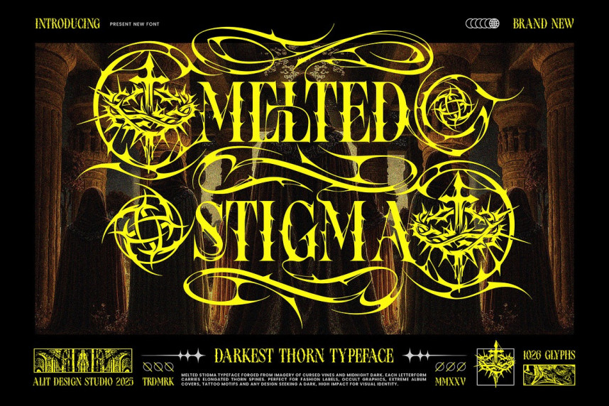 Melted Stigma Font - Download Free Font