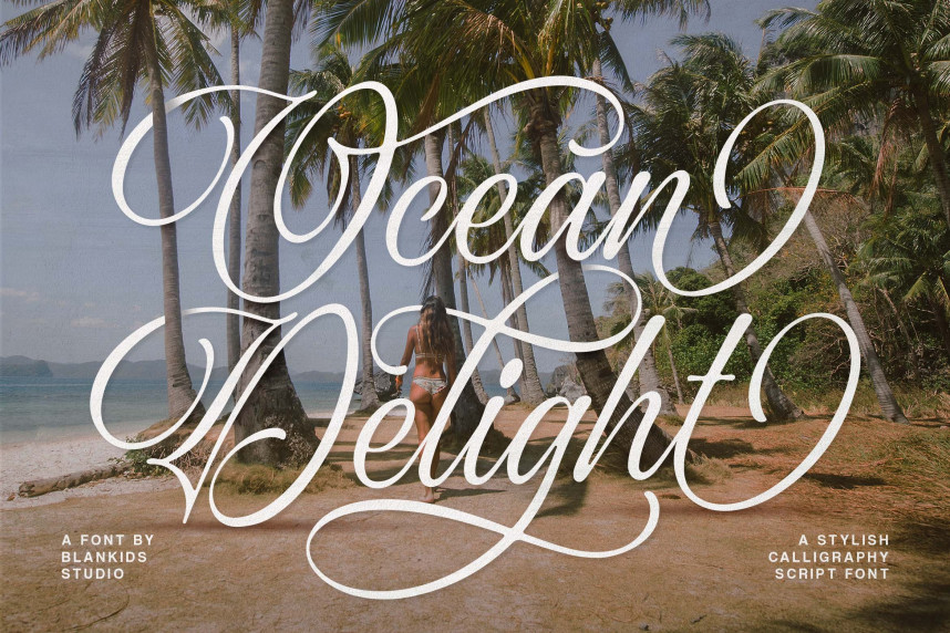 Ocean Delight Font - Download Free Font