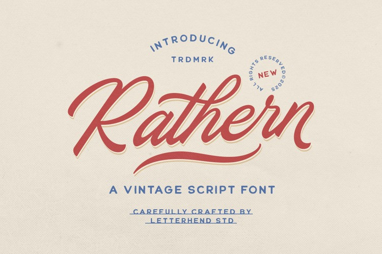 Rathern Font - Download Free Font