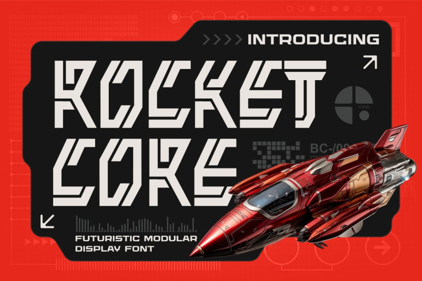 Rocket Core Font - Befonts
