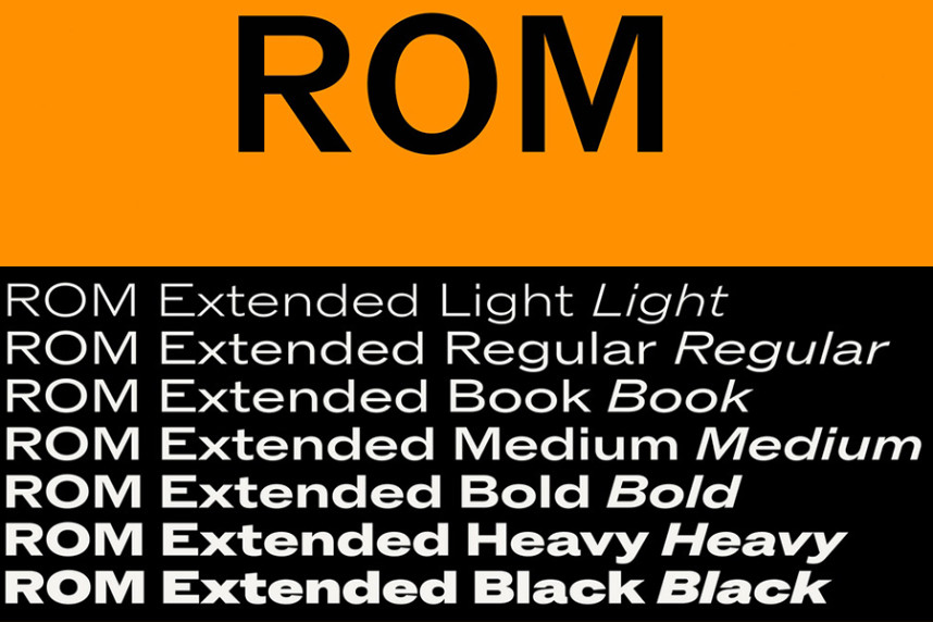 Rom Font Family - Download Free Font