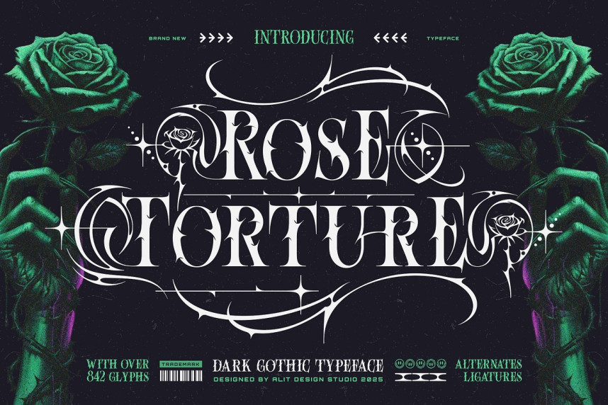 Rose Torture Font - Download Free Font