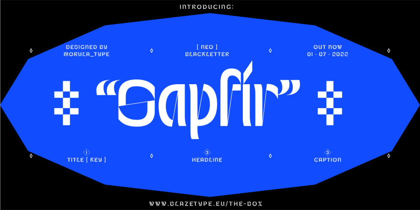 Sapfir Font - Befonts