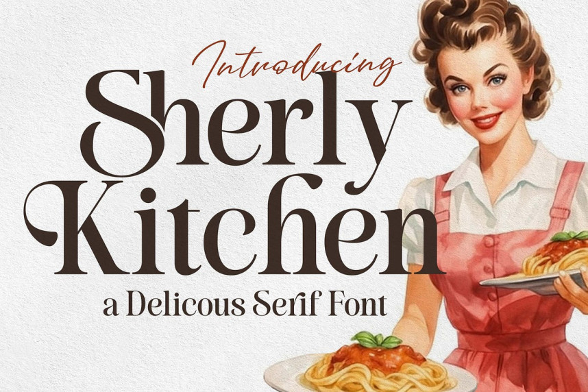 Sherly Kitchen Font - Befonts
