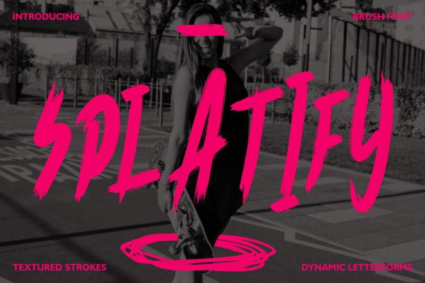 Splatify Brush Font - Download Free Font
