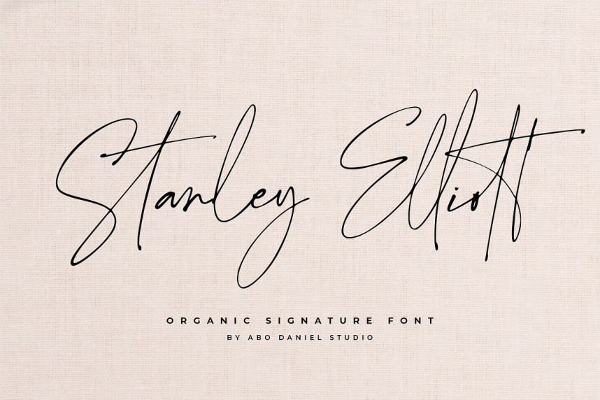 Stanley Elliott Signature Font - Download Free Font