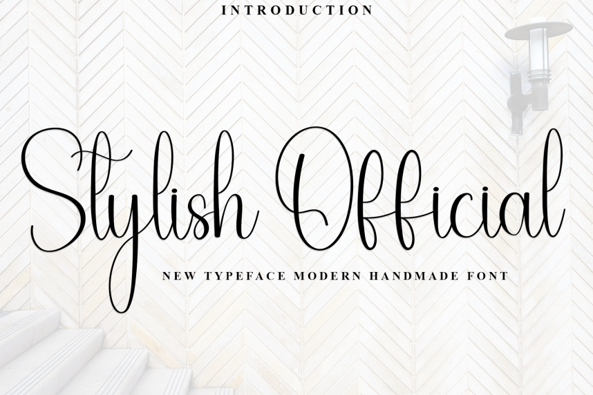 Stylish Official - Modern Handmade Font - Download Free Font