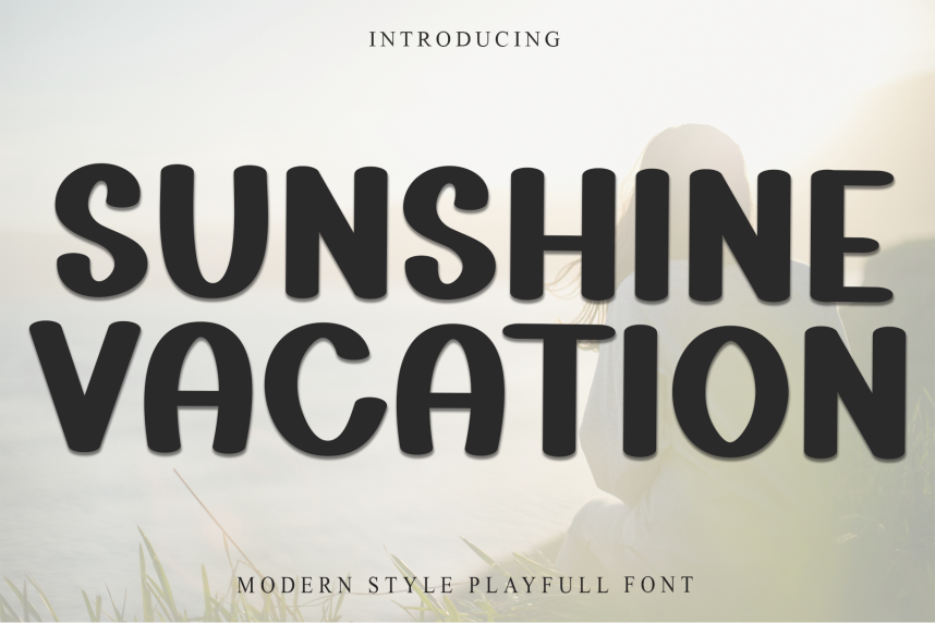 Sunshine Vacation - Modern Style Playful Font - Befonts
