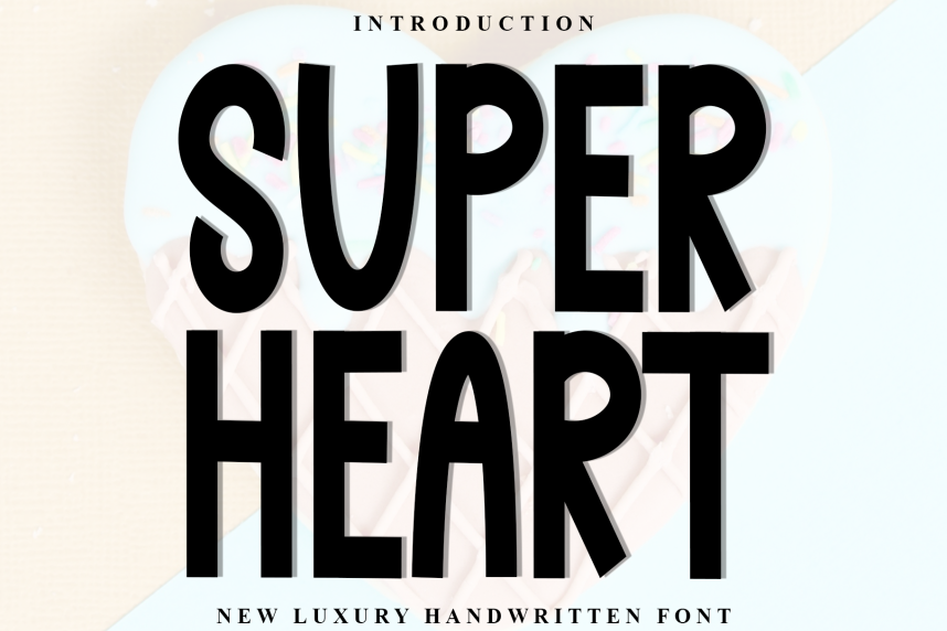 Super Heart Playful Font - Befonts