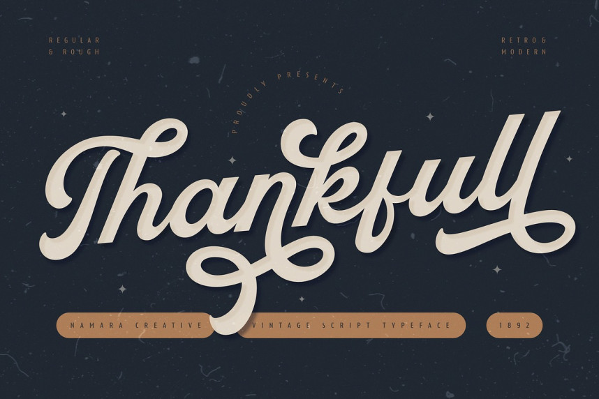 Thankfull Font - Befonts