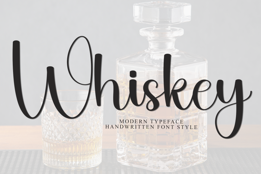 Whiskey - New Style Handwritten Font - Download Free Font