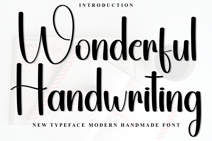 Wonderful Handwriting - Modern Handmade Font - Befonts