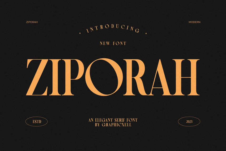 Ziporah Font - Befonts