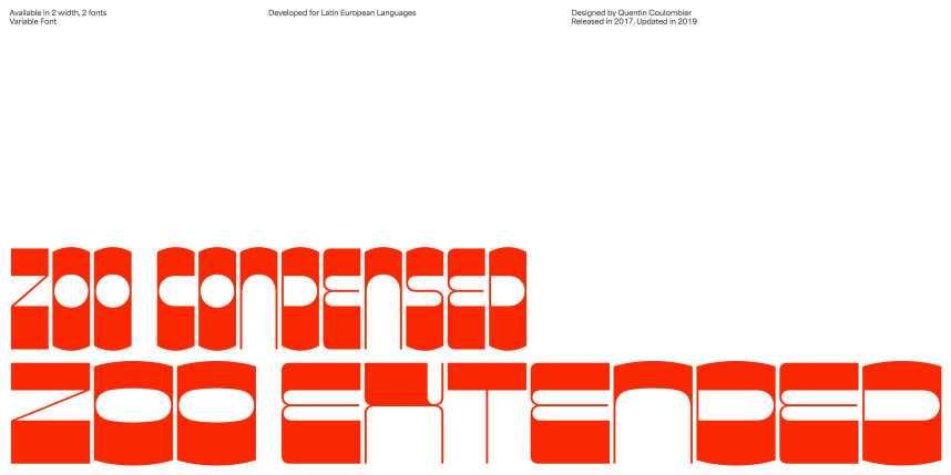 Zoo Display Font - Befonts