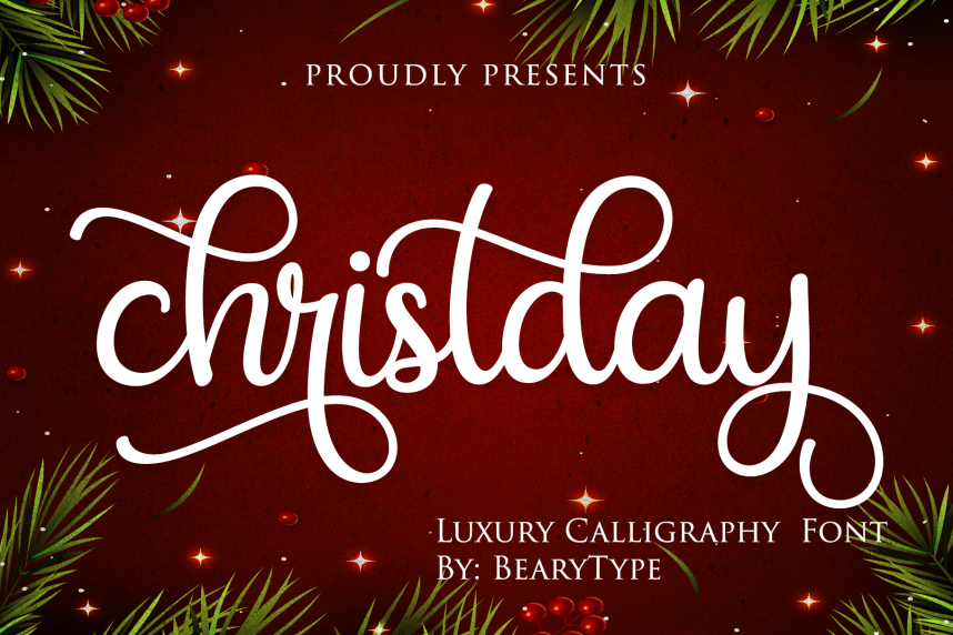 Christday – Amazing Christmas Font - Befonts