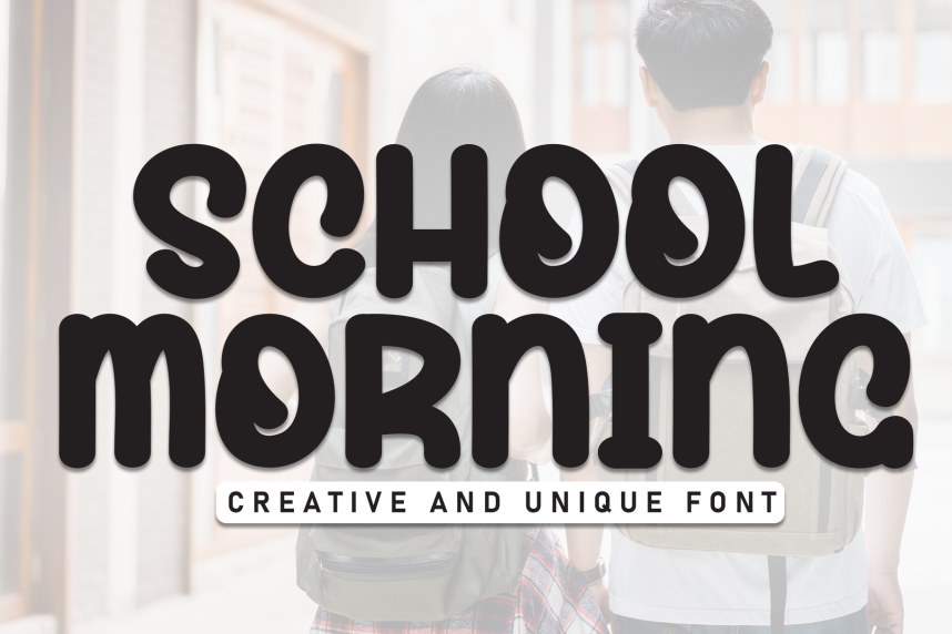 School Morning - Creative Style Font - Download Free Font