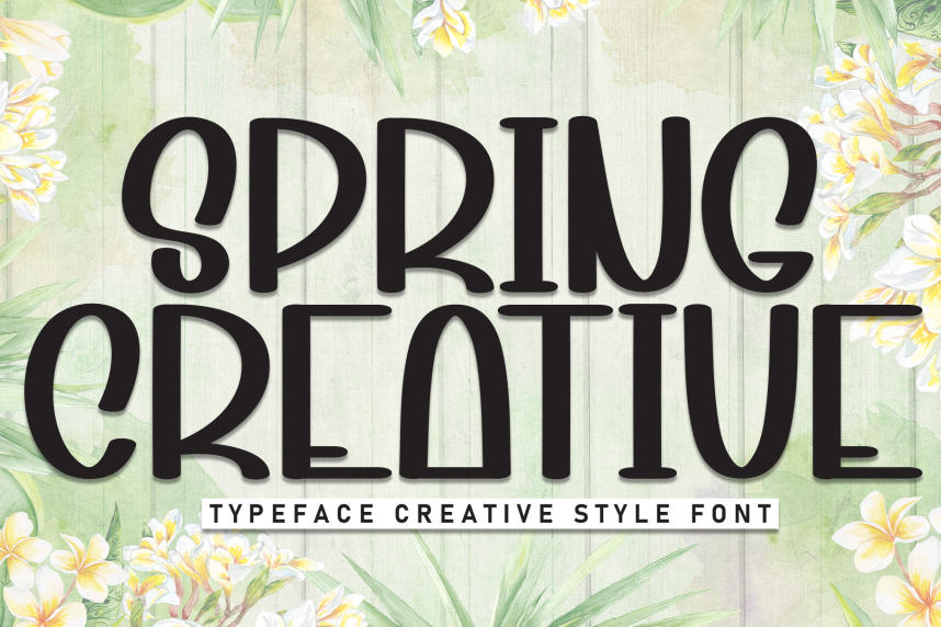 Spring Creative - Creative Style Font - Download Free Font