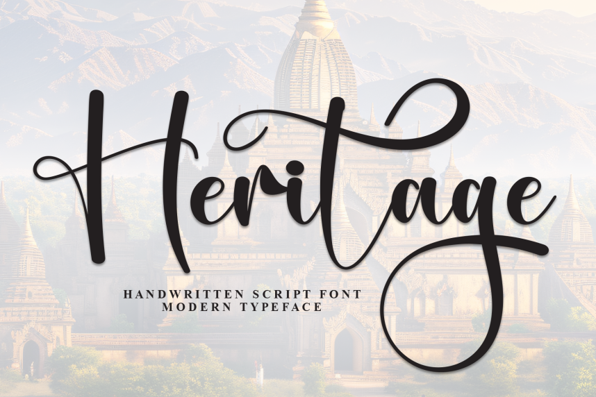 Heritage Style Script Font - Download Free Font