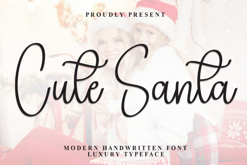 Cute Santa Simple Handwritten Font - Download Free Font