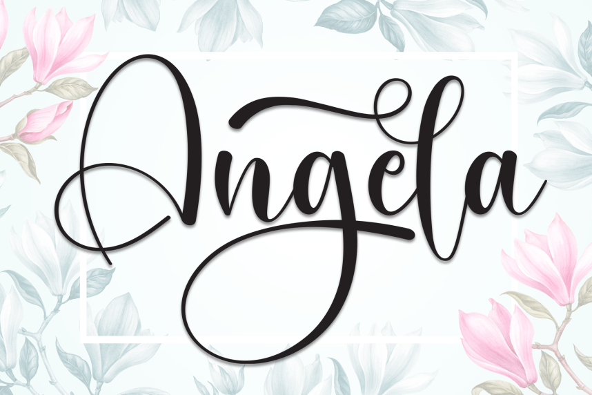 Angela - Simple Handwritten Font - Befonts