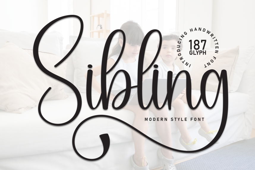 Sibling Simple Handwritten Font - Befonts
