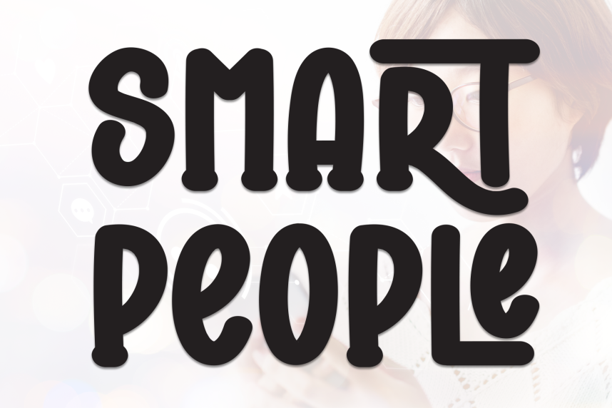 Smart People Playful Font - Befonts