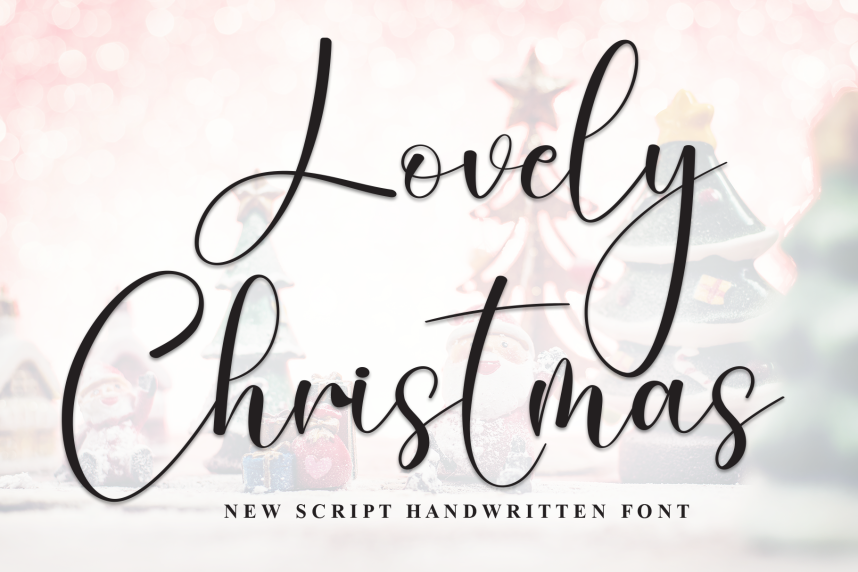 Lovely Christmas - New Script Handwritten Font - Befonts