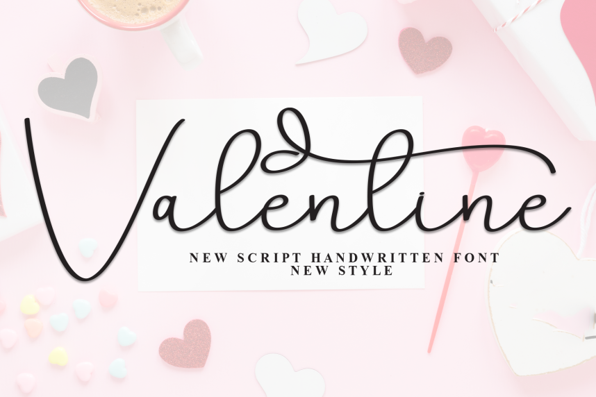 Valentine - Simple Handwritten Font - Befonts