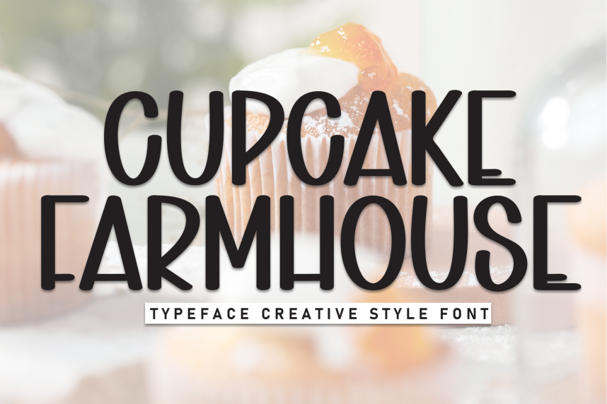 Cupcake Farmhouse - Creative Style Font - Download Free Font