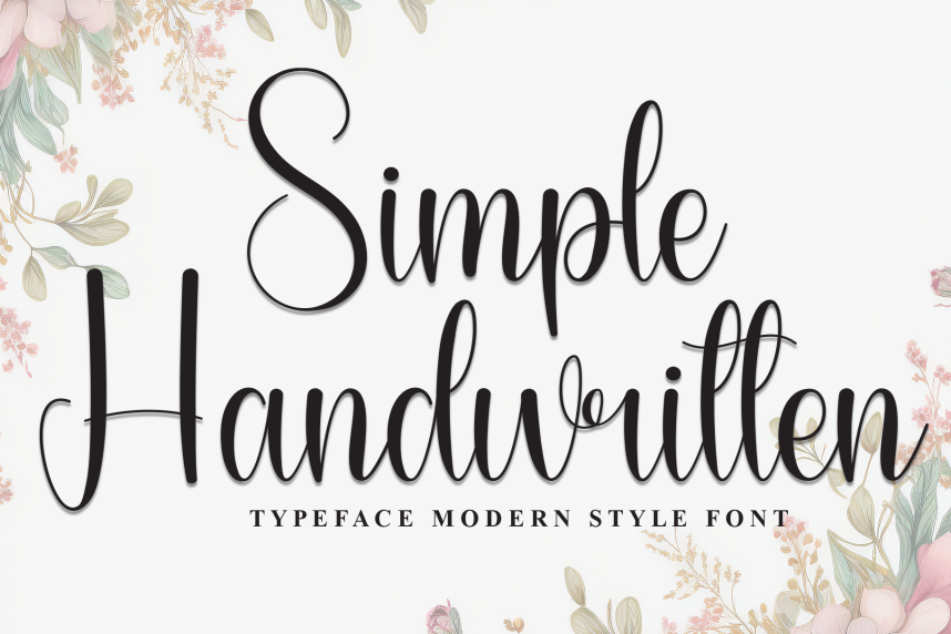 Simple Handwritten Style Script Font - Download Free Font
