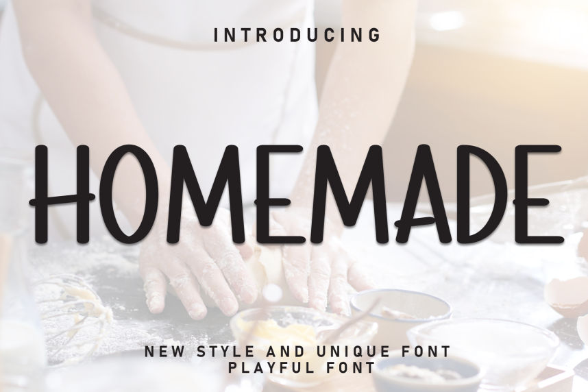 Homemade - New Style And Unique Font - Befonts