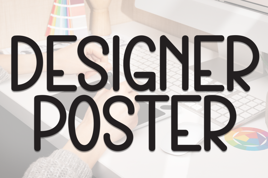 Designer Poster Playful Font - Download Free Font
