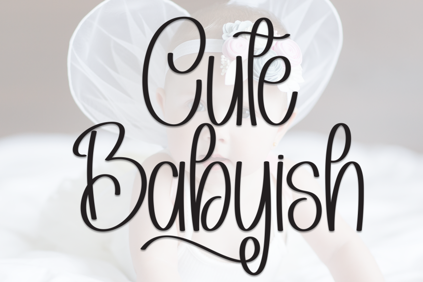 Cute Babyish - New Style Handwritten Font - Download Free Font