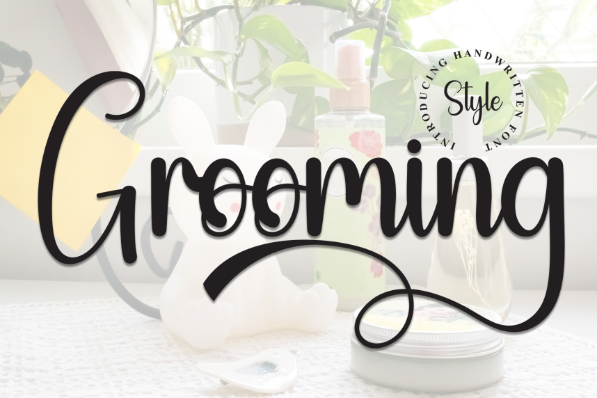 Grooming Style Script Font - Befonts