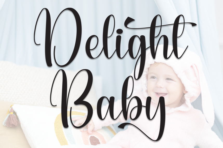 Delight Baby - Modern Handwritten Font - Download Free Font